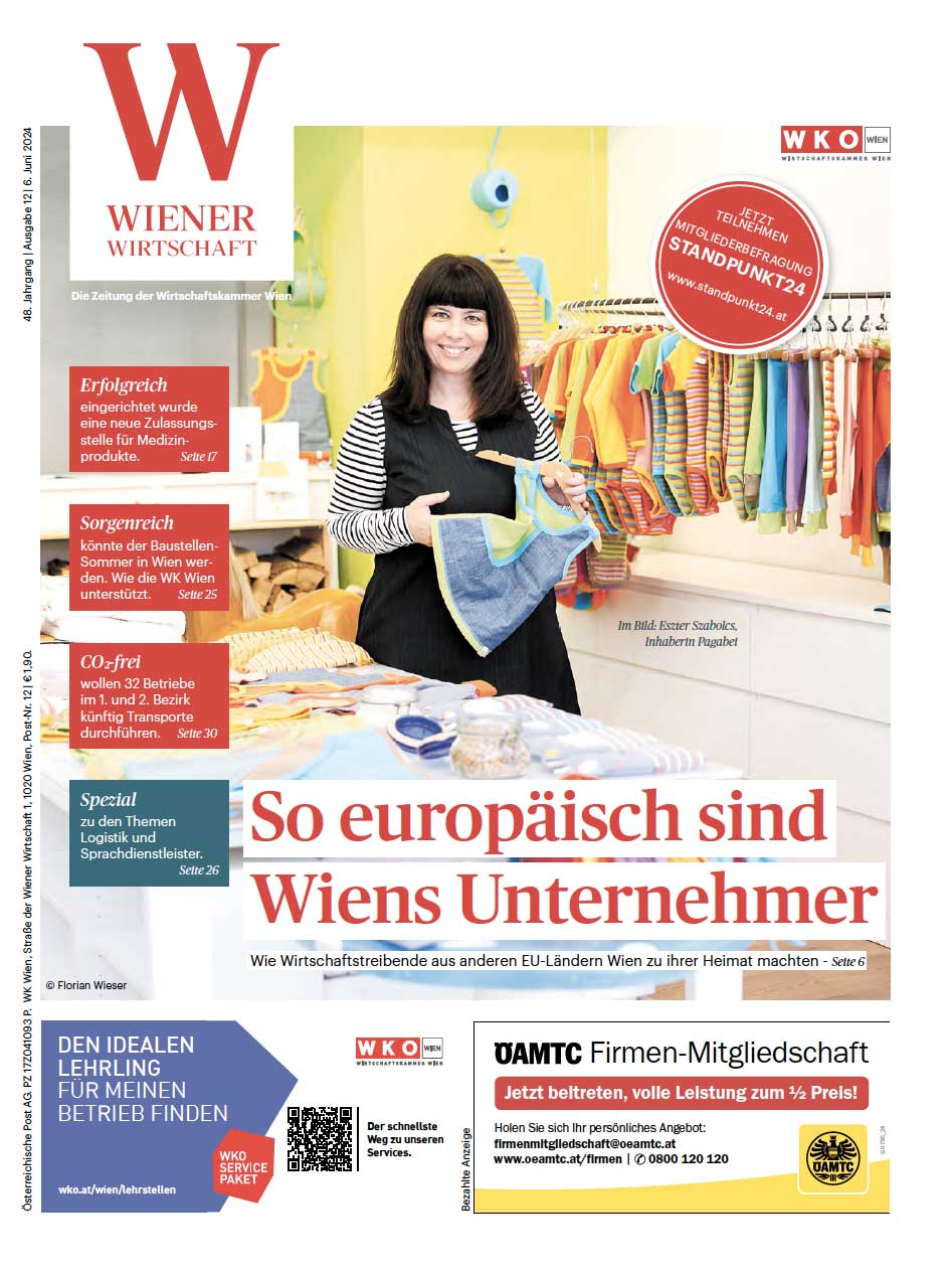 Wiener Wirtschaft - Die Zeitung der Wirtschaftskammer Wien