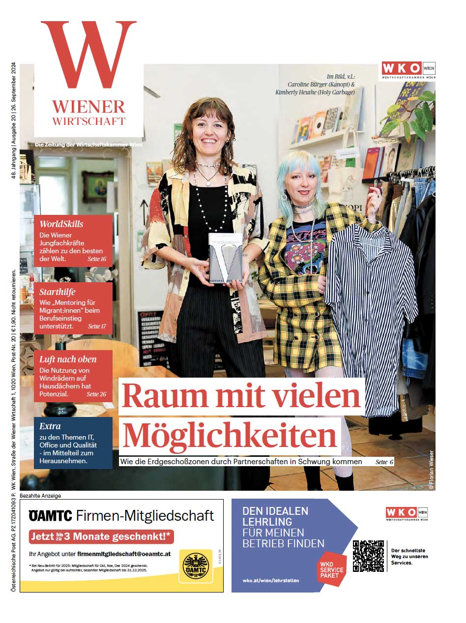 Wiener Wirtschaft - Die Zeitung der Wirtschaftskammer Wien